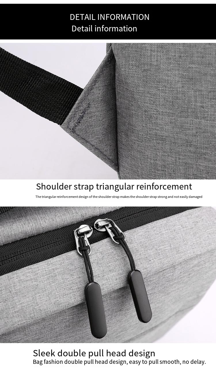 Classic Men's Computer Bag Casual Business Backpack Simple Commuter ...