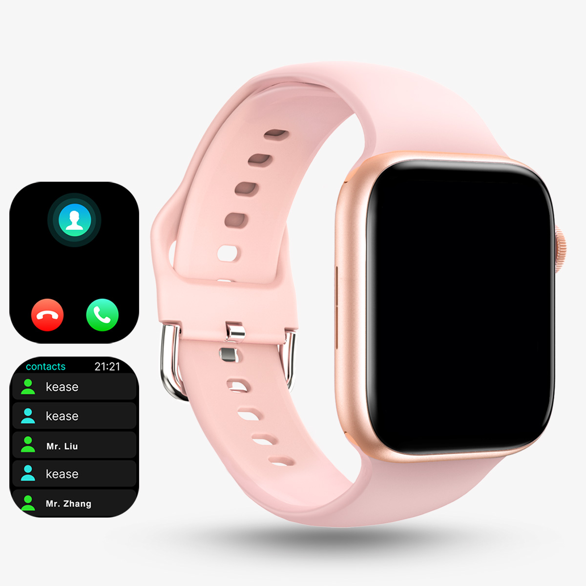 ONE-PCS 2.01-Inch HD Full Screen Touch Sports Smart Watch for Men and ...