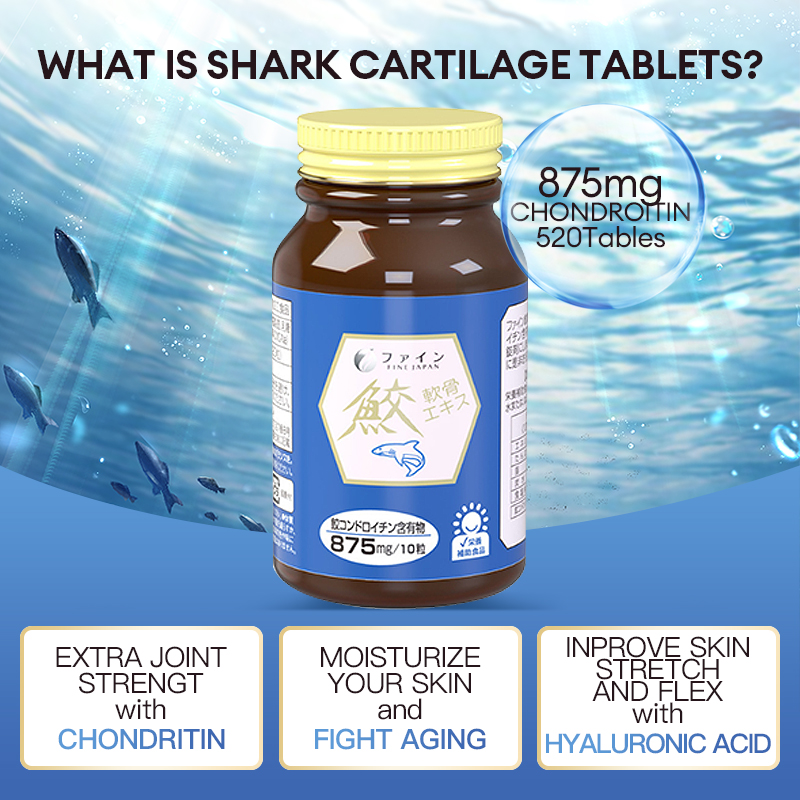 [Fine Japan] Shark Cartilage Tablets Strengthen Bones Joint Cartilage ...