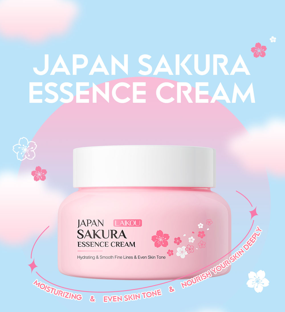 LAIKOU Japan Sakura Essence Cream Brightening Anti-aging Skin ...