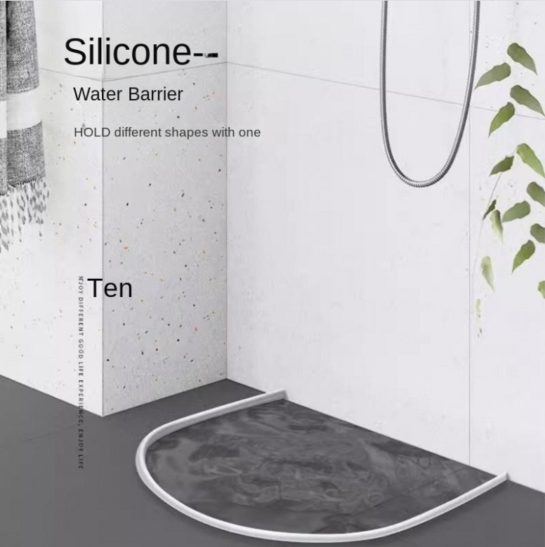 Bendable Bathroom Water Stopper Shower floor Wet Dry Separation Kitchen ...