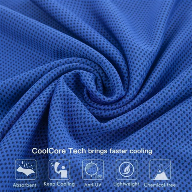 Cold Sensation Towel Outdoor Wipe Sweat Cooling Sports Cool Towel Cool ...