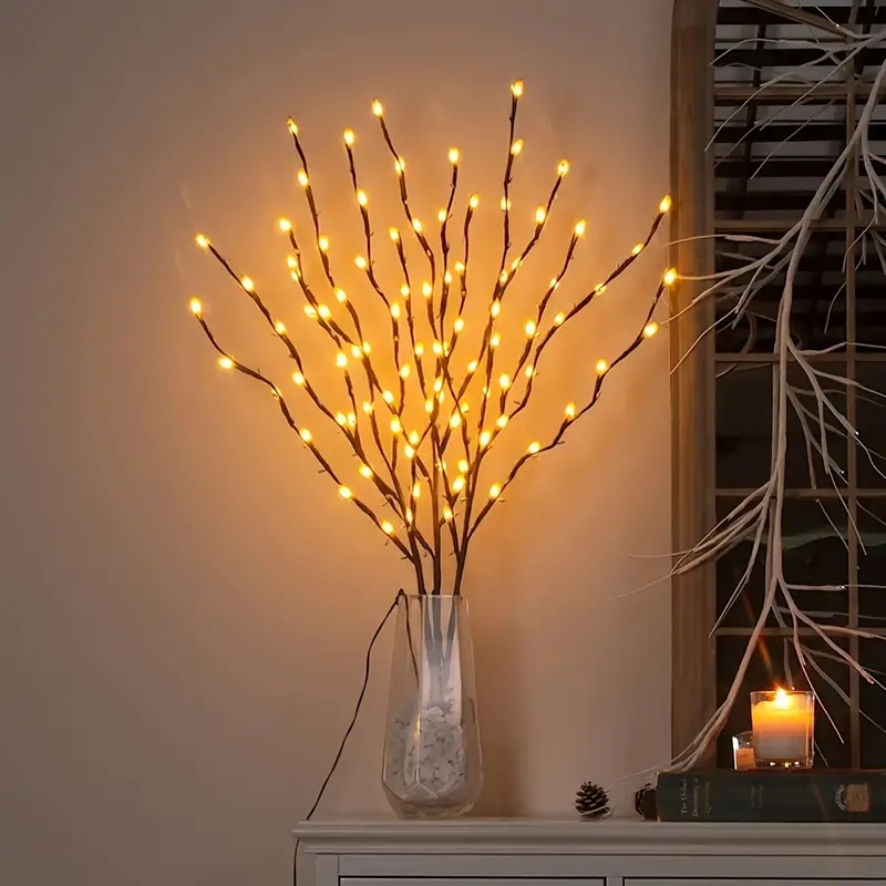 1pc, 20 LED Branch Lights - Perfect Indoor Decoration For Weddings ...