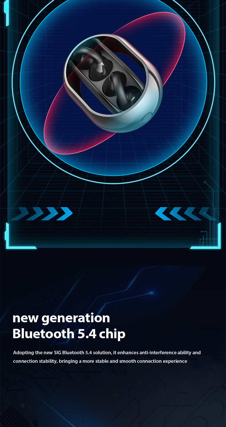 Monster AC600 Open Ear Bone Conduction Wireless Noise-Cancelling ...