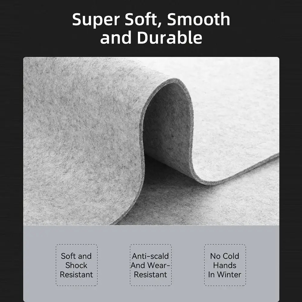 Large Wool Felt Mouse Pad Non-slip Gaming Mouse Pad for Office Computer ...