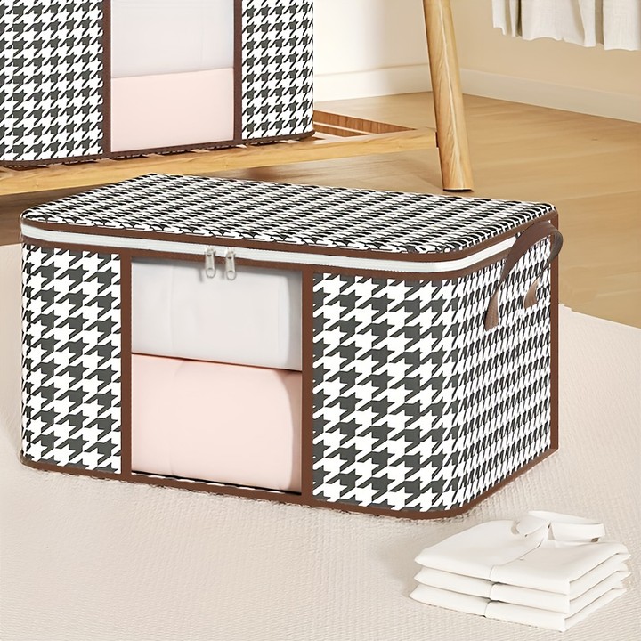 Multi-functional Clear Visual Quilt Storage Bag with Handles, Household ...