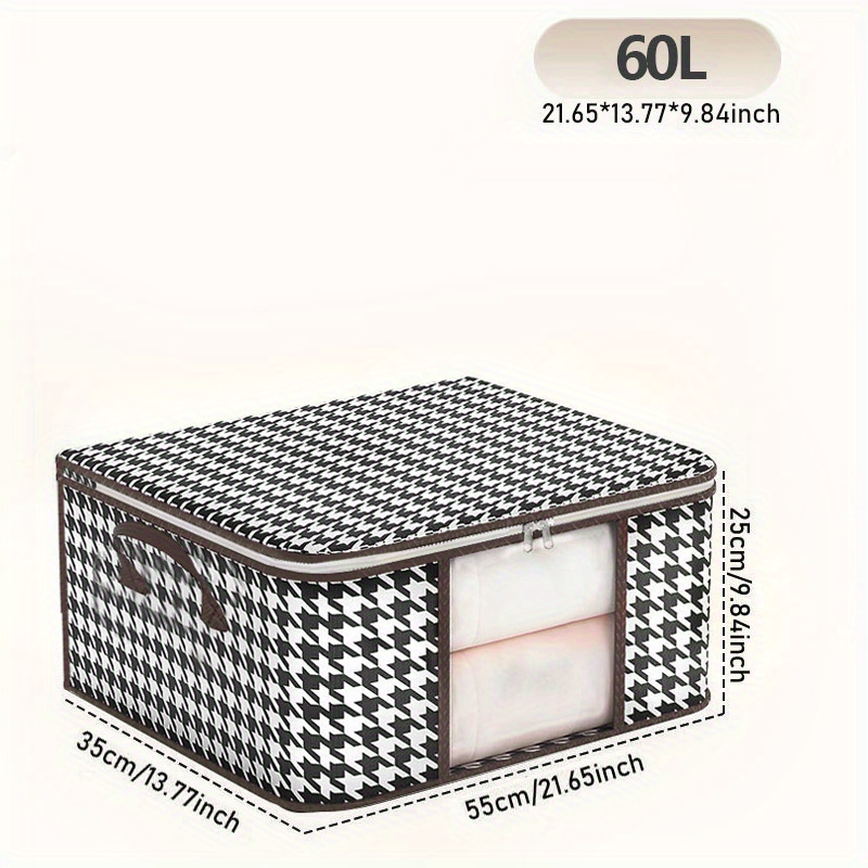 Multi-functional Clear Visual Quilt Storage Bag with Handles, Household ...