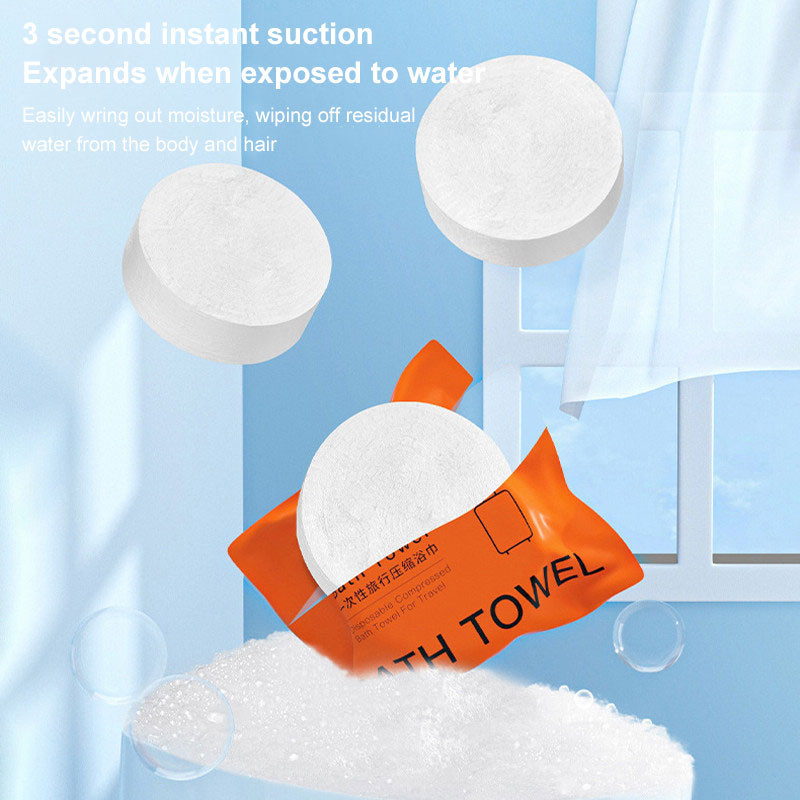 70x140cn Large Disposable Bath Towel Compressed Towel Travel Quick ...