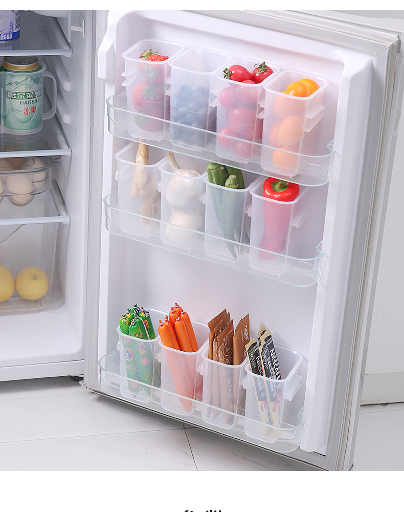 Refrigerator Side Door Special Storage Box Tidy-up Food Vegetable ...