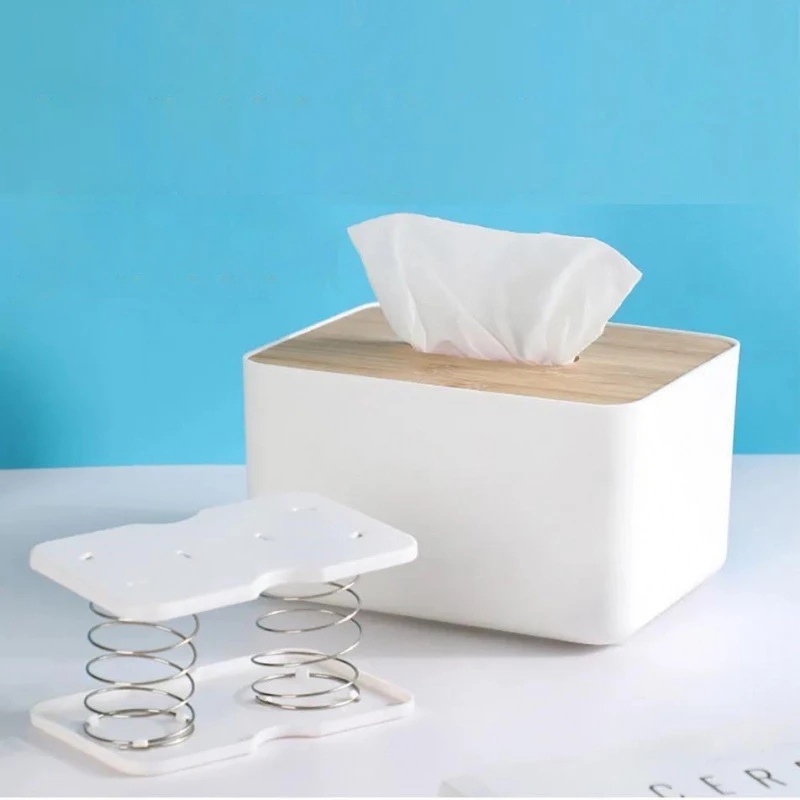 Household tissue box spring support tray holder magic tool for car ...