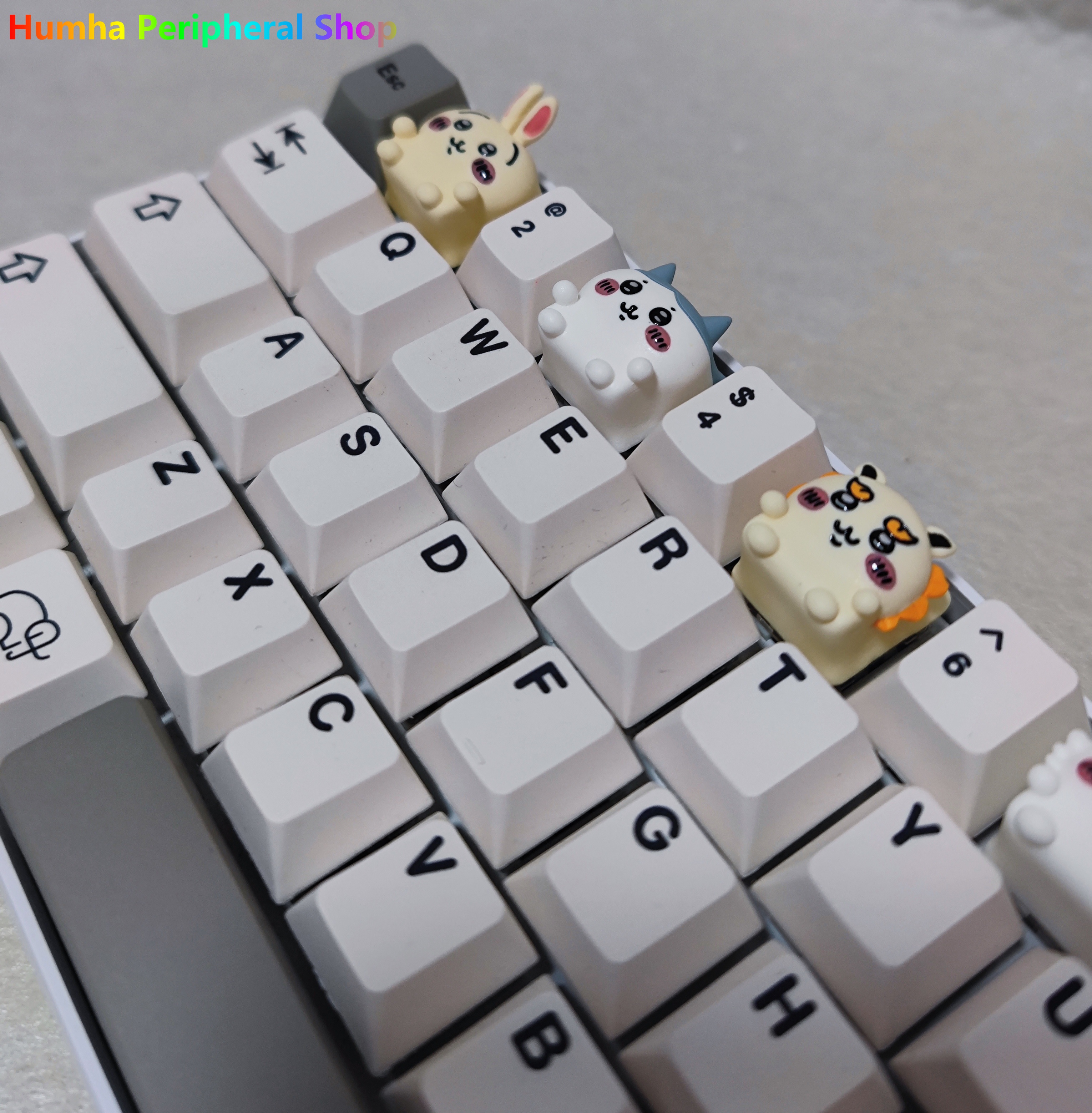 Humha artisan keycap Chiikawa keycap Hand made Resin keycap mechanical ...