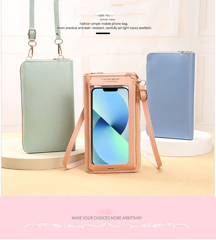 Touch Screen Mobile Phone Bag Diagonal Bag Anti-Theft Multifunctional ...