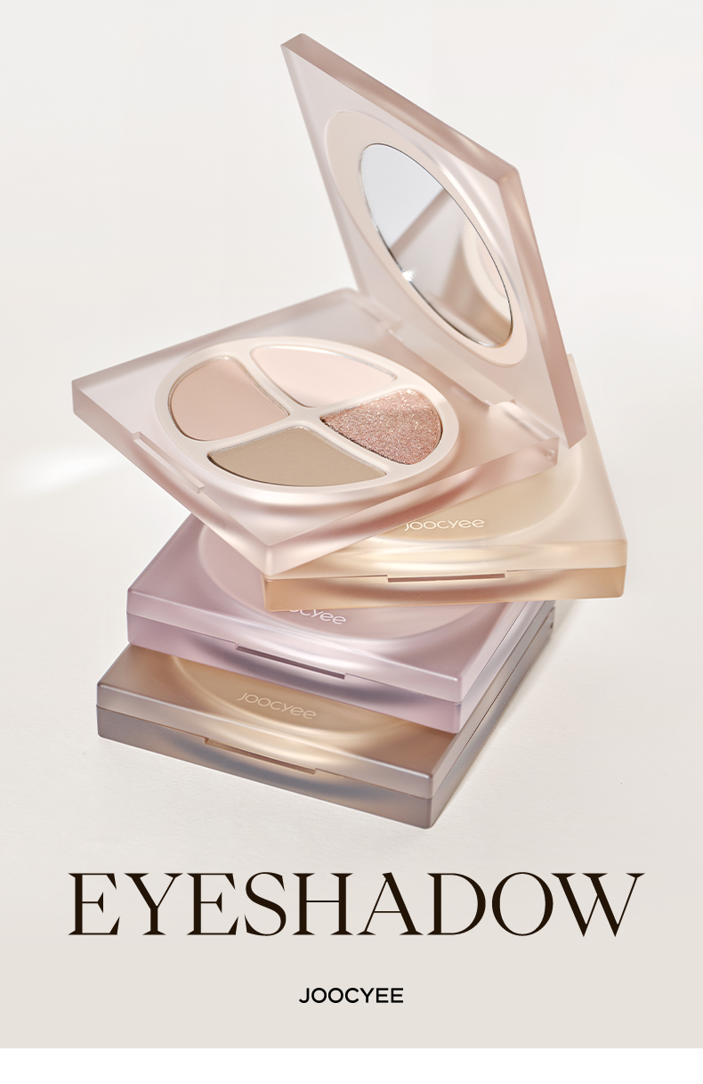 JOOCYEE Mini Quad Eyeshadow Long-lasting Natural look Easy to blend ...