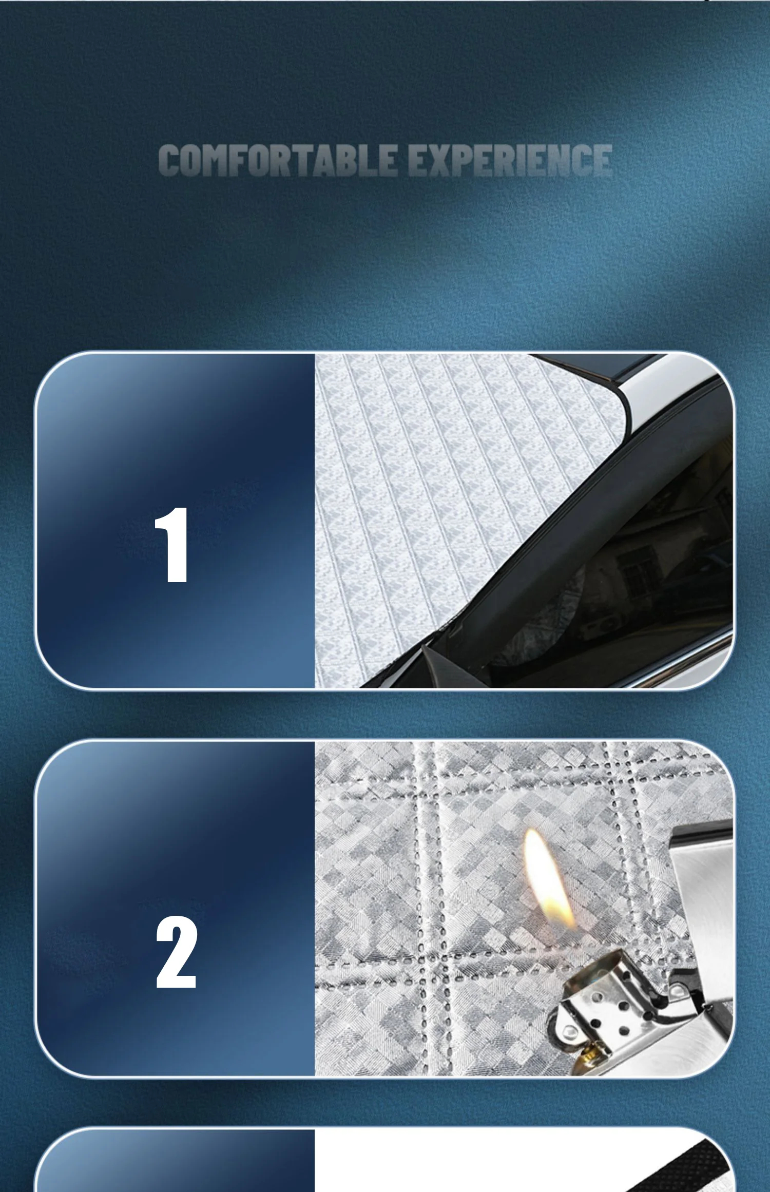 Car Front Window Cover Auto Sun Cover Car Windshield Shade Dust ...
