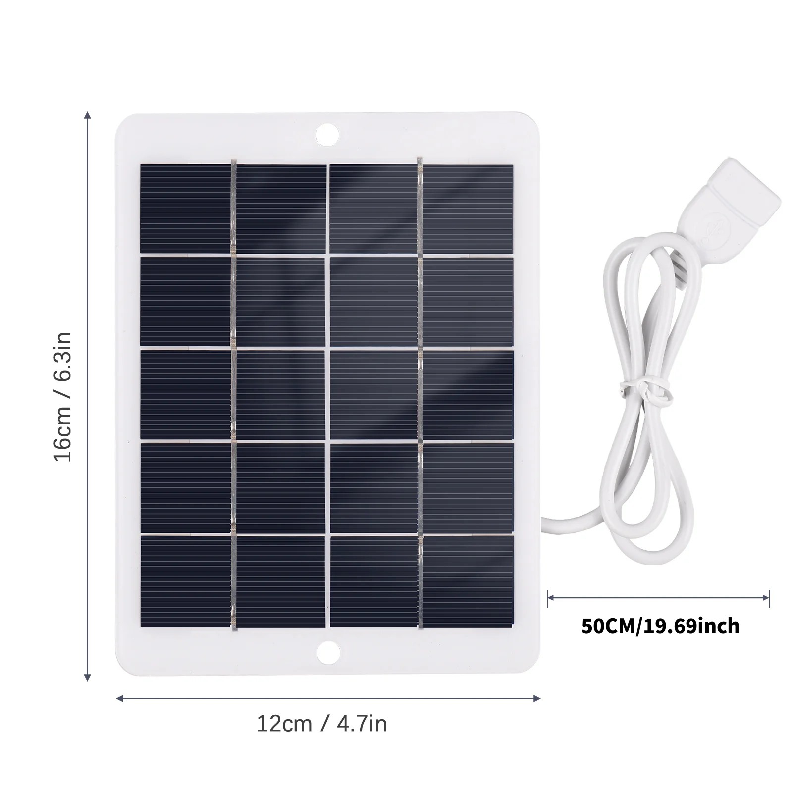 15W 5V USB Solar Panel Charger Portable Mini DIY Solar System USB Output with 10A 20A 30A solar ...