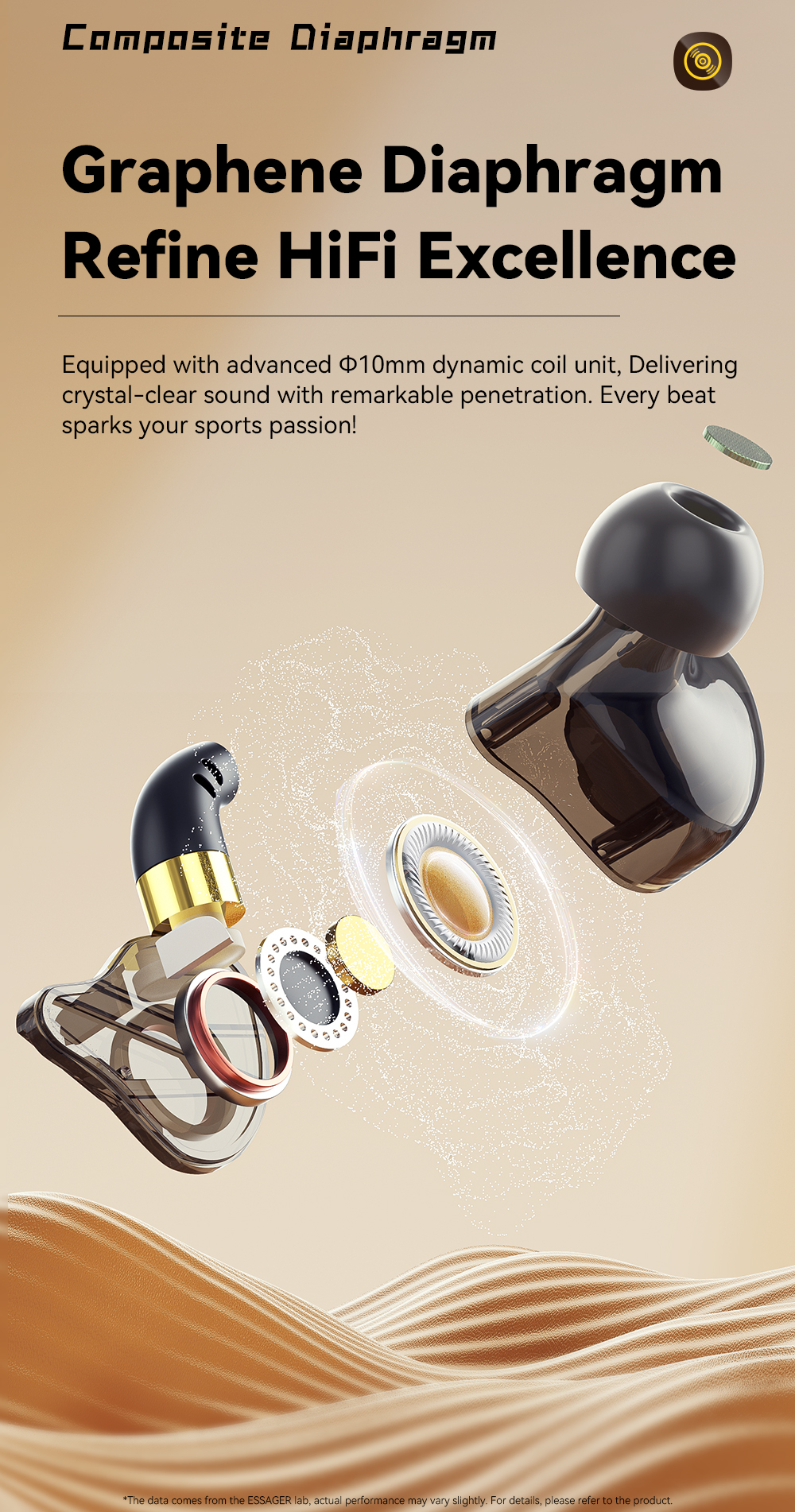 Essager Wired Earphone 3.5mm Type C Digital Chip In Ear Headphone Wire ...