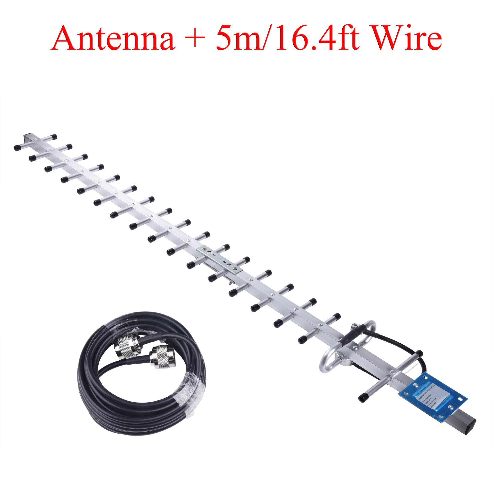 20dBi 2G/3G/4G Yagi Antenna 824-2700MHz N Female External Outdoor ...