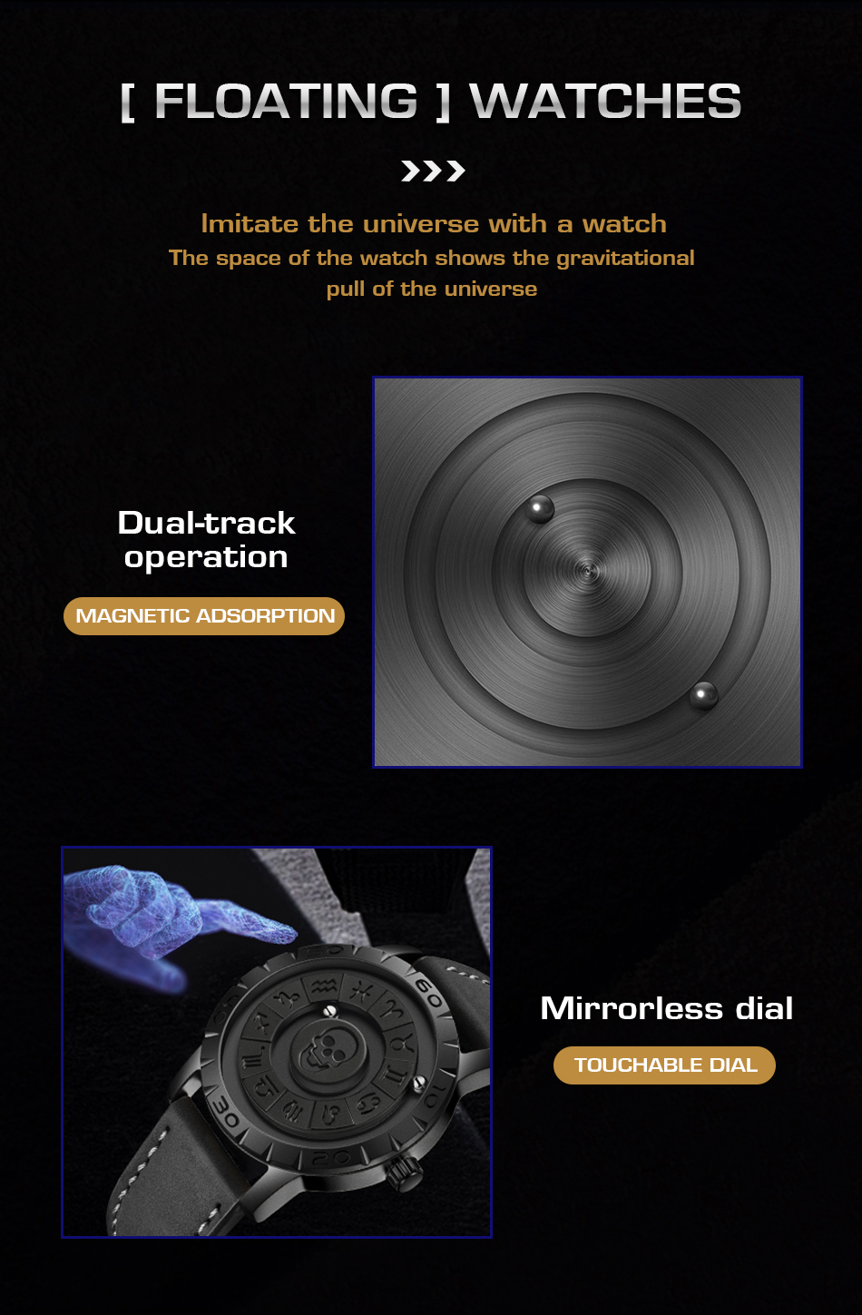 FOXBOX original Watches Men New Fashion Design Personality Creative ...