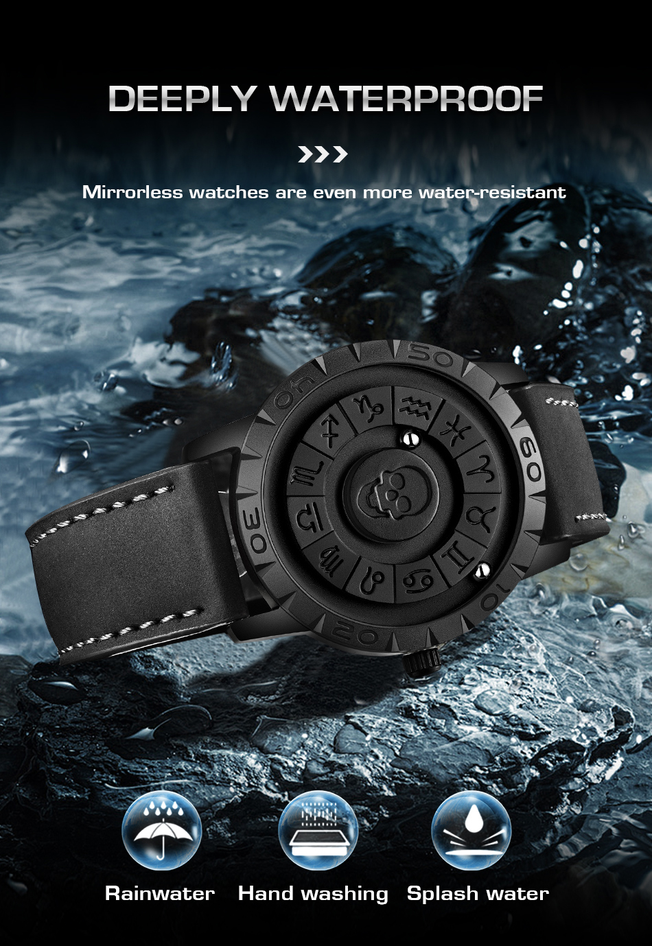 FOXBOX original Watches Men New Fashion Design Personality Creative ...