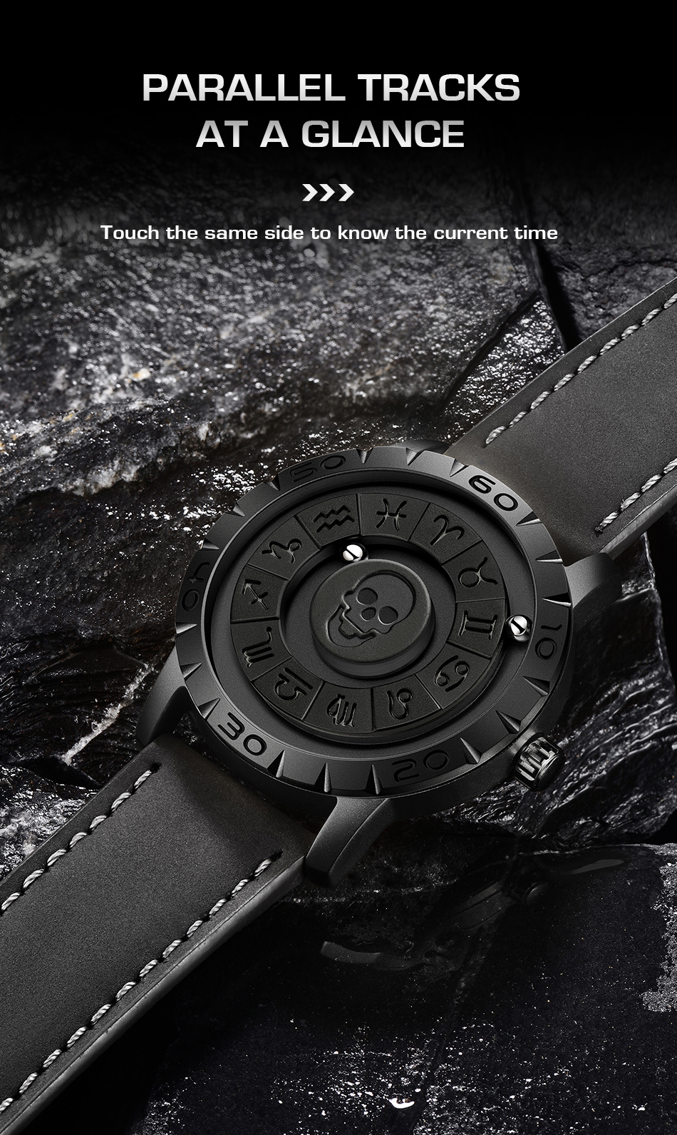 FOXBOX original Watches Men New Fashion Design Personality Creative ...