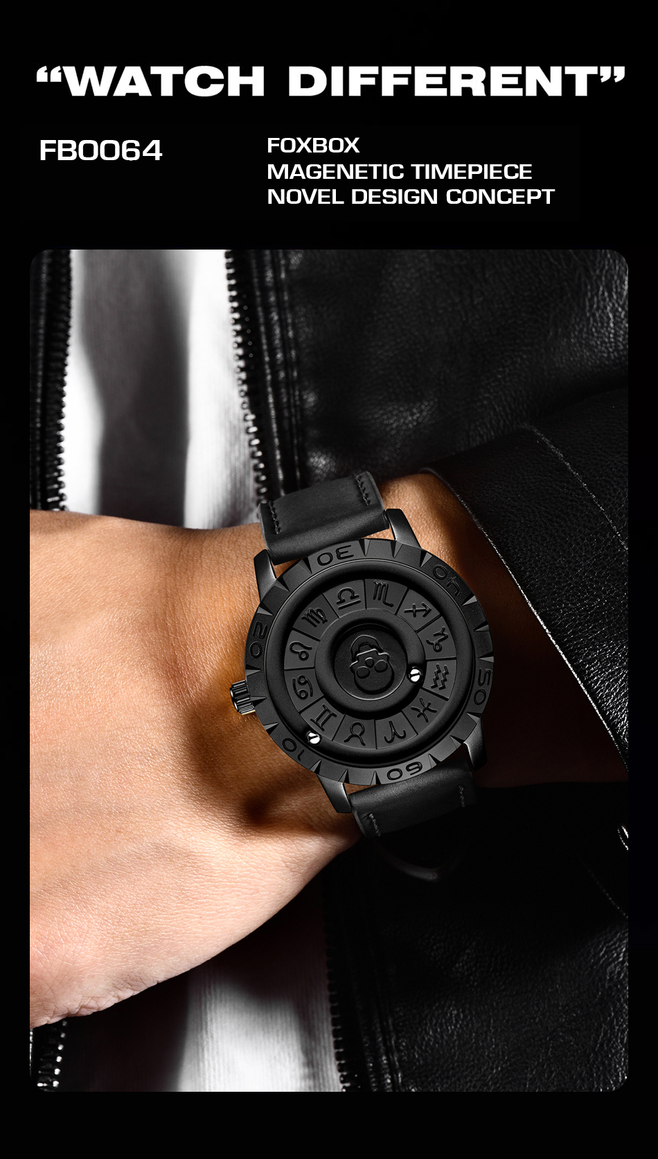 FOXBOX original Watches Men New Fashion Design Personality Creative ...
