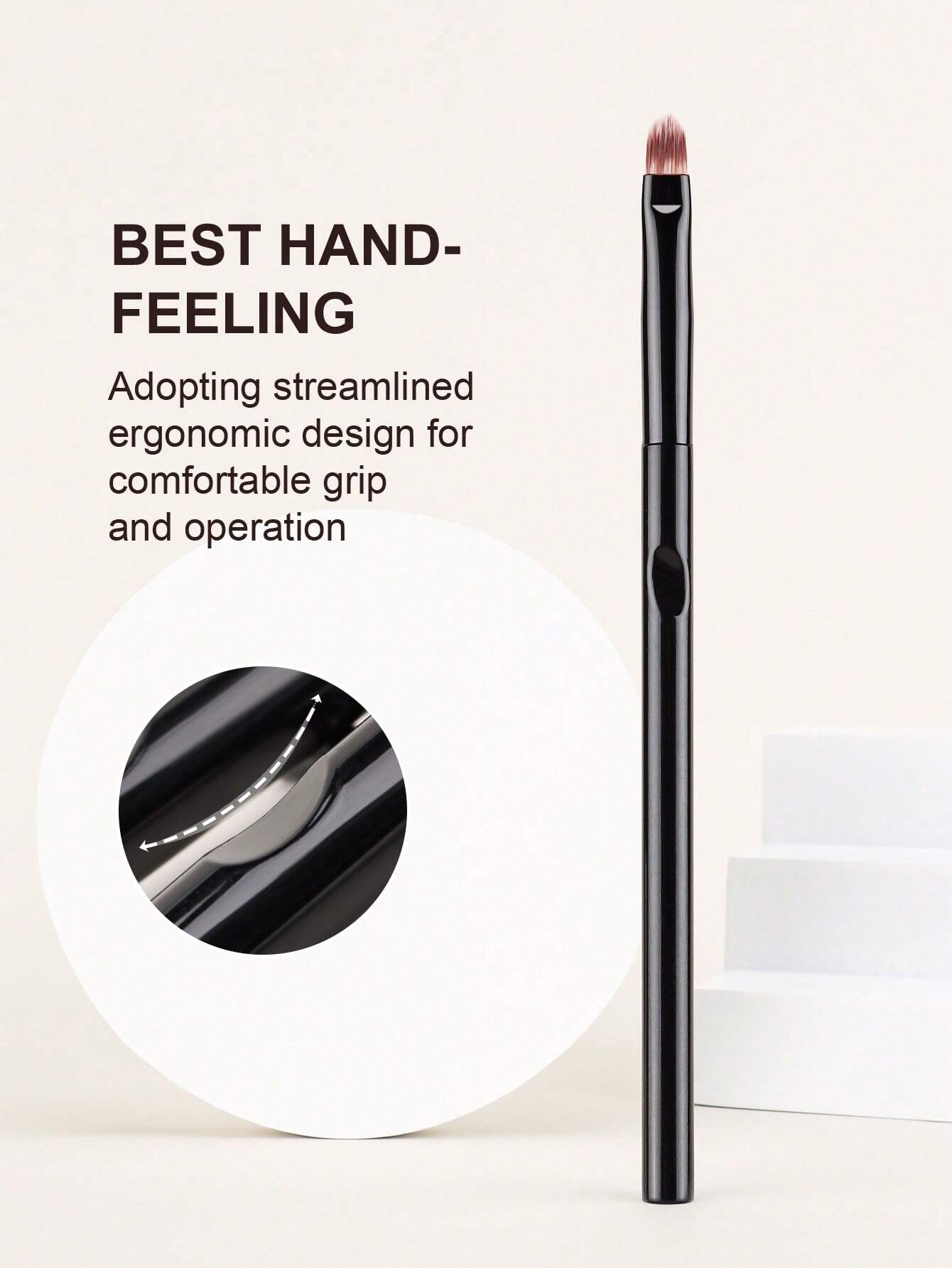 2pcs Black Lip Brush Makeup Tool Professional Lipstick Coloring Beauty ...