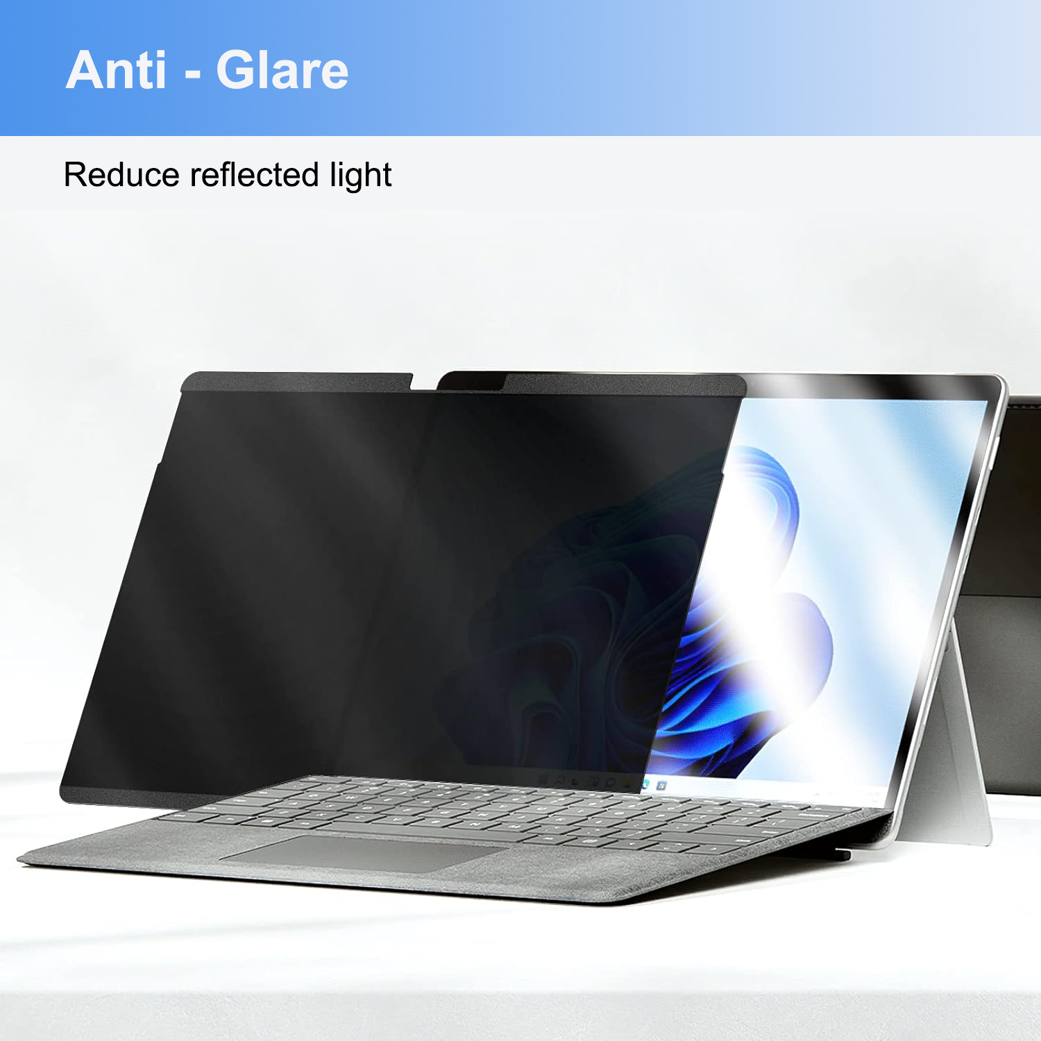 Removable Magnetic Privacy Film Screen Protector for Surface Pro 11/10 ...