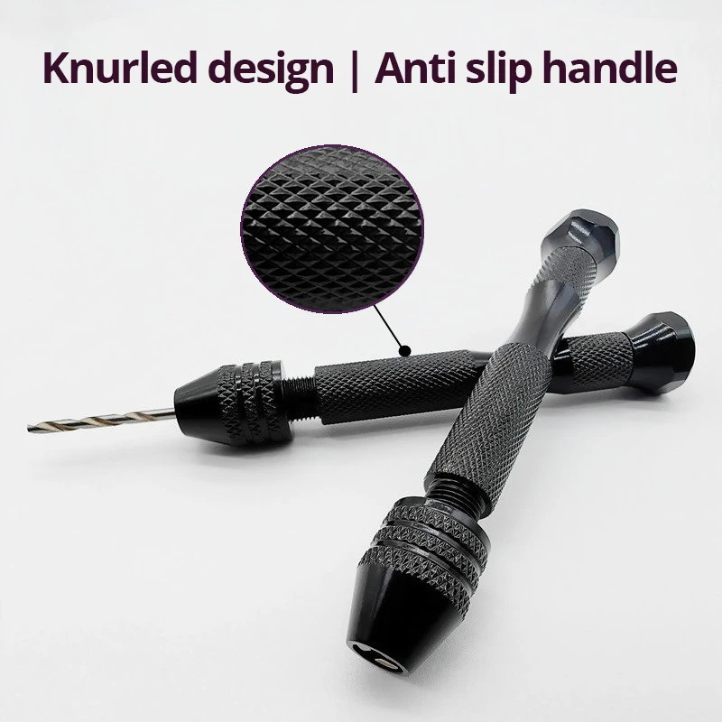 Mini Tool Set with Black Hand Twist Drill 10Pcs Fried Dough Twists ...