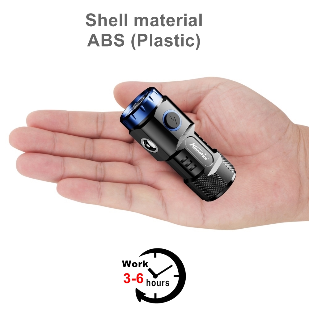 Alonefire X88 6500K 8x P35 LED High Bright Mini Palm Small Flashlight ...