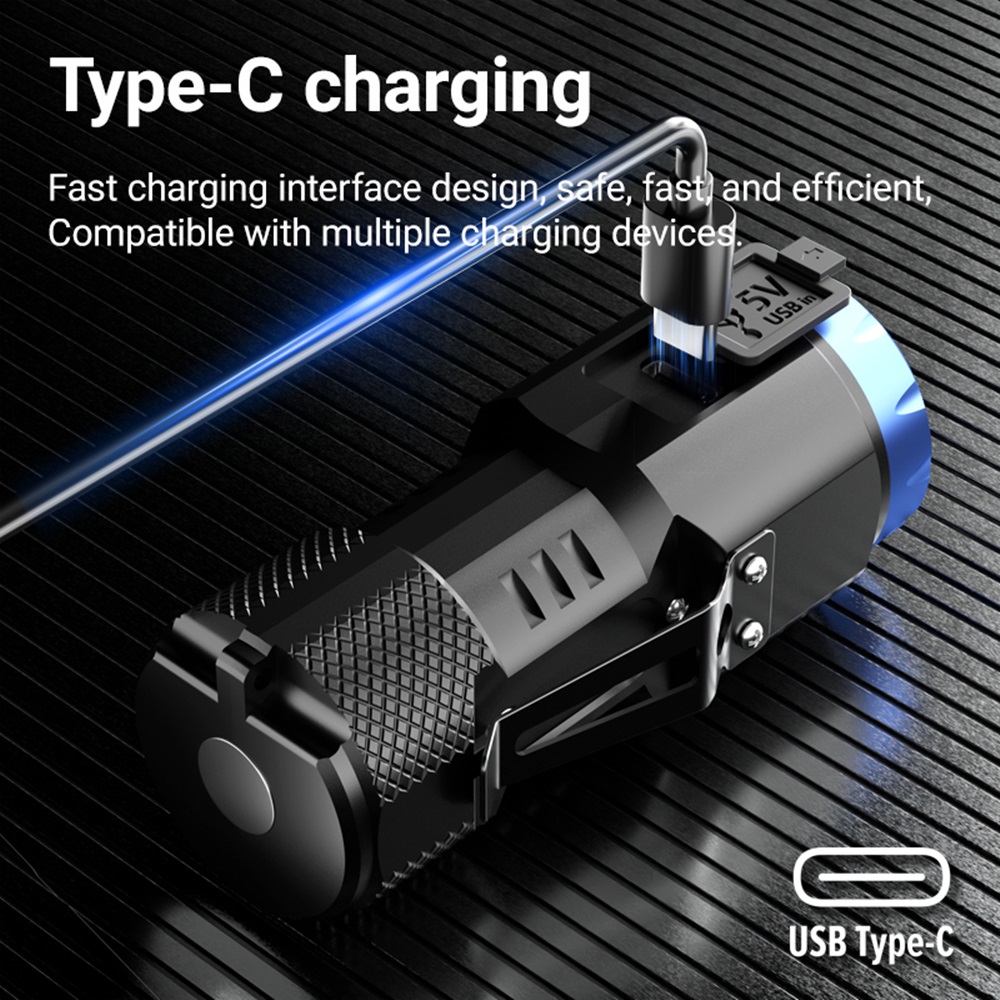 Alonefire X88 6500K 8x P35 LED High Bright Mini Palm Small Flashlight ...