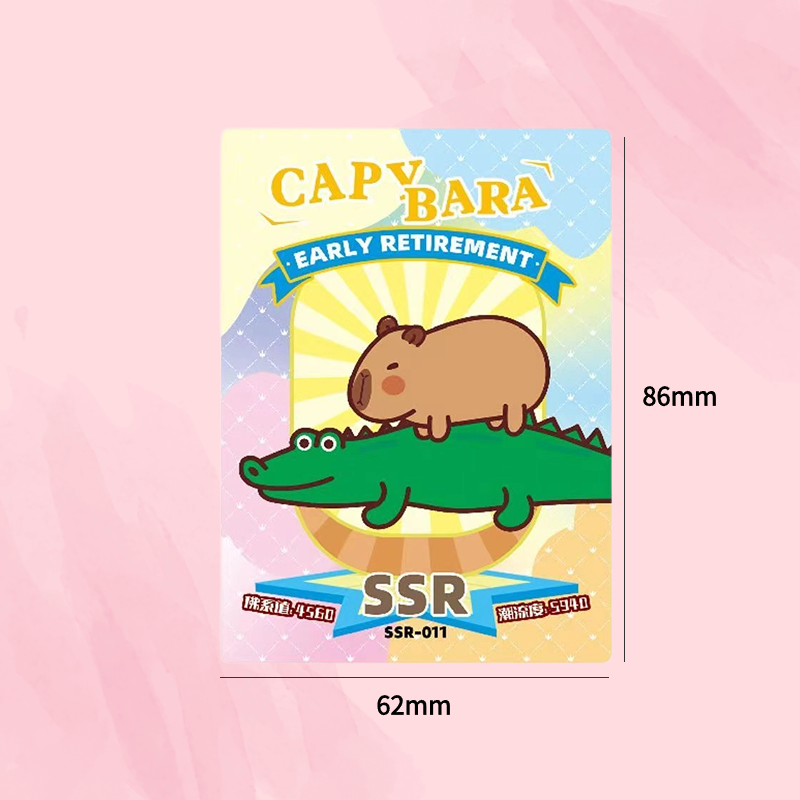 160Pcs Capybara Card Kapibara Rare EX/SEC/SR Cards Random box Kids Toys ...