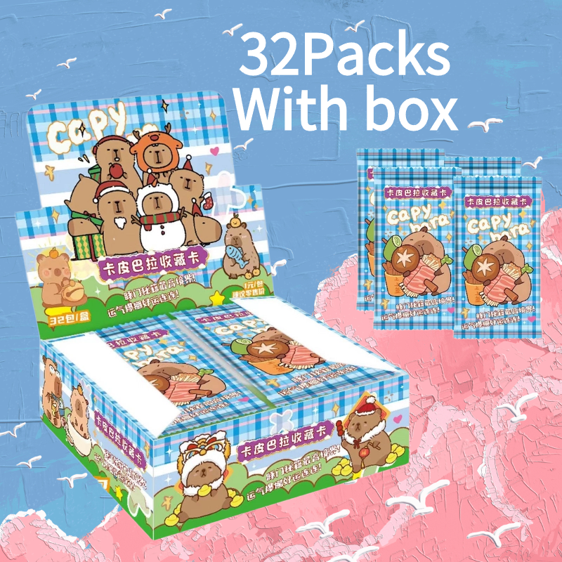 160Pcs Capybara Card Kapibara Rare EX/SEC/SR Cards Random box Kids Toys ...