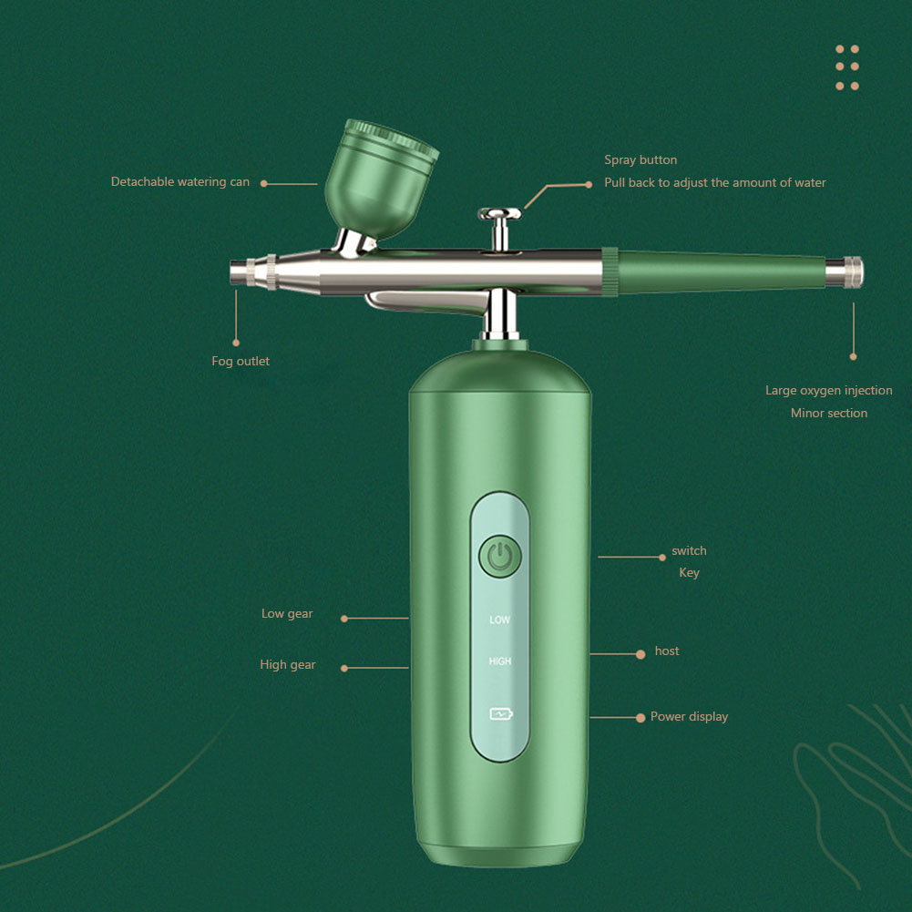 0.3mm Oxygen Injector Machine Nano Mist Sprayer High Pressure Facial ...