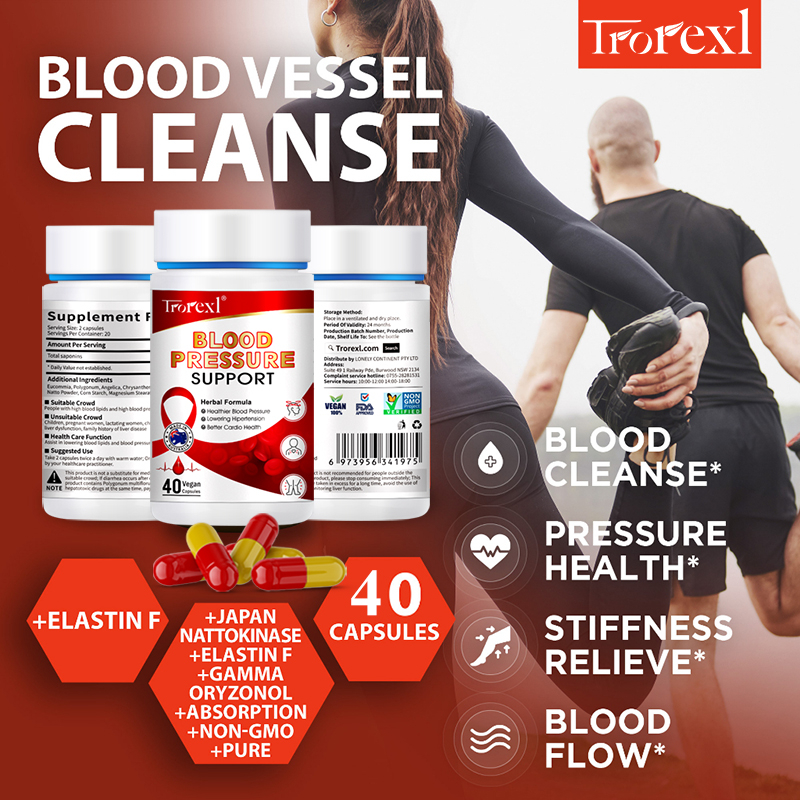 【COD+Free Gifts】40 caps/bottle high blood pressure treatment supplement ...