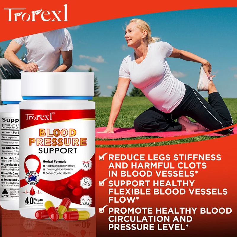 【COD+Free Gifts】40 caps/bottle high blood pressure treatment supplement ...