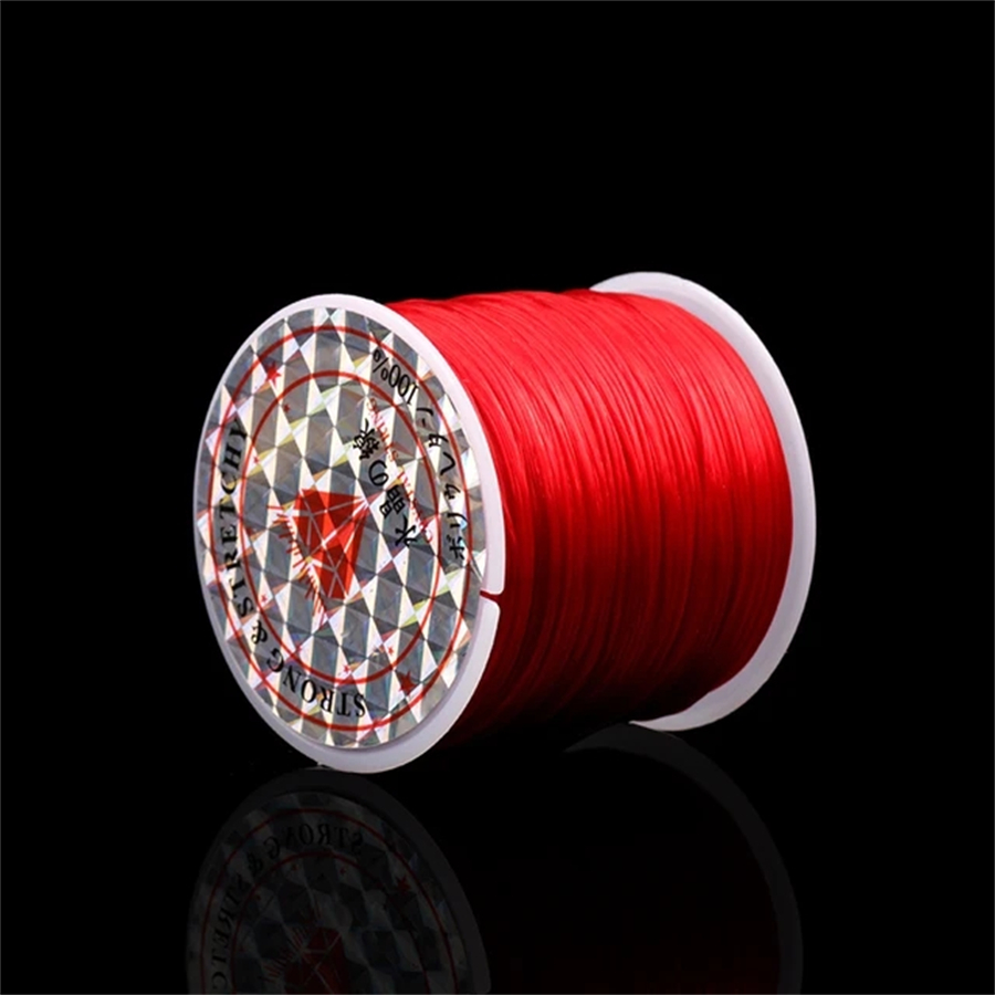 10M/50M/Roll Strong Elastic Crystal Beading Cord for Bracelets Stretch ...