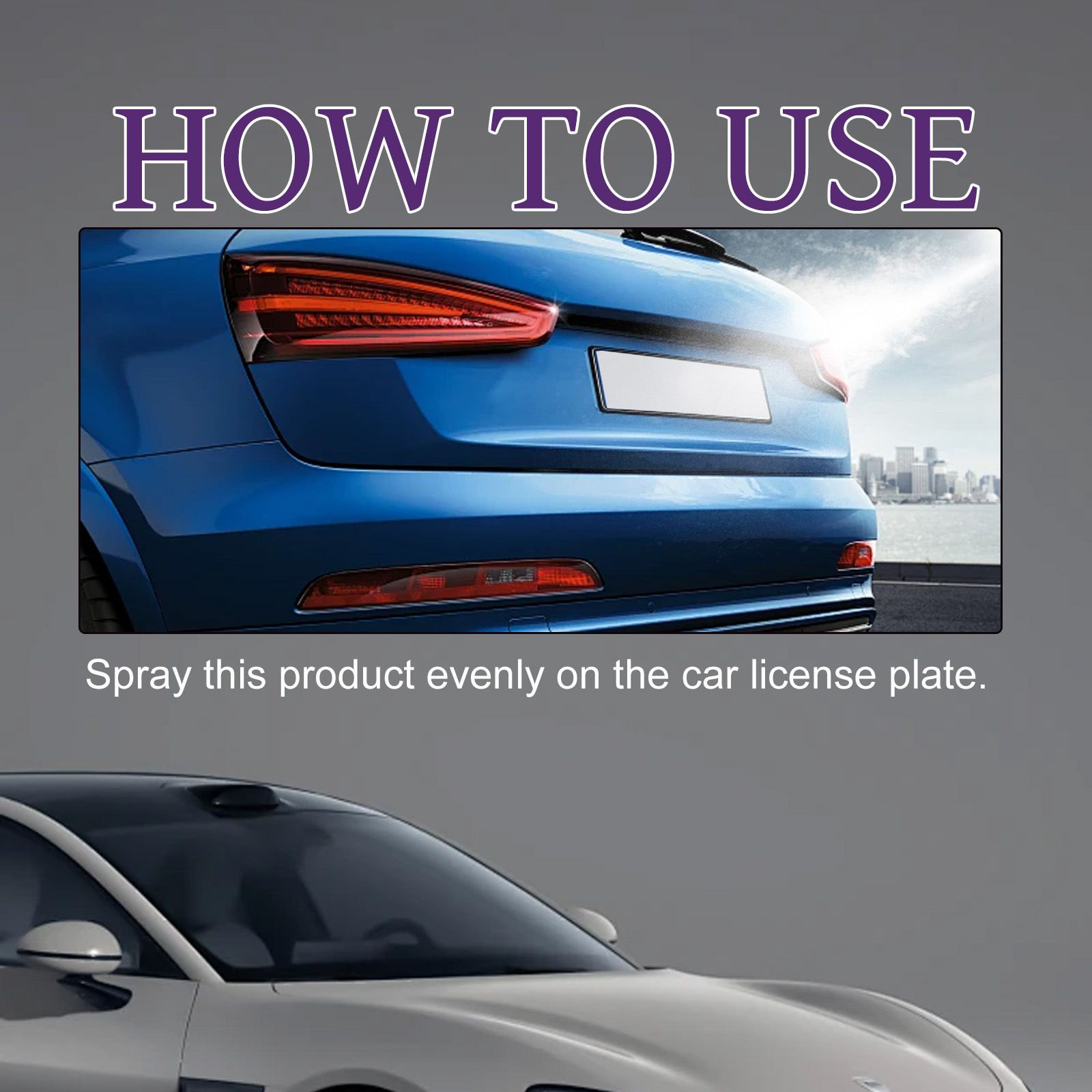 Rayhong Invisible Spray for Car License Plates 50ml Lasting Invisible ...