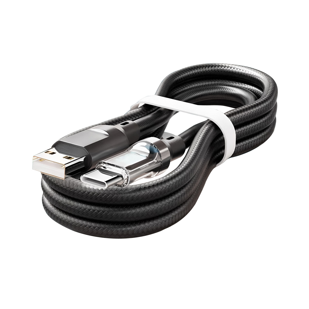 PD Cable with LED Display, 120W USB Type C Charge Cable for Mobile ...