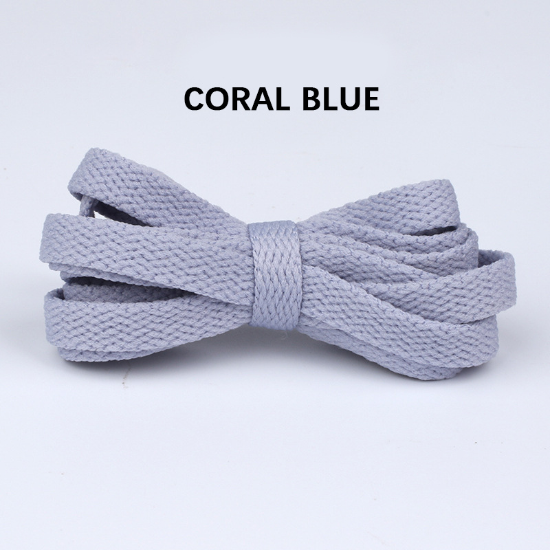 1 Pair Flat Shoelaces 5/16" Wide Flat Shoe Laces for Adults & Kids ...