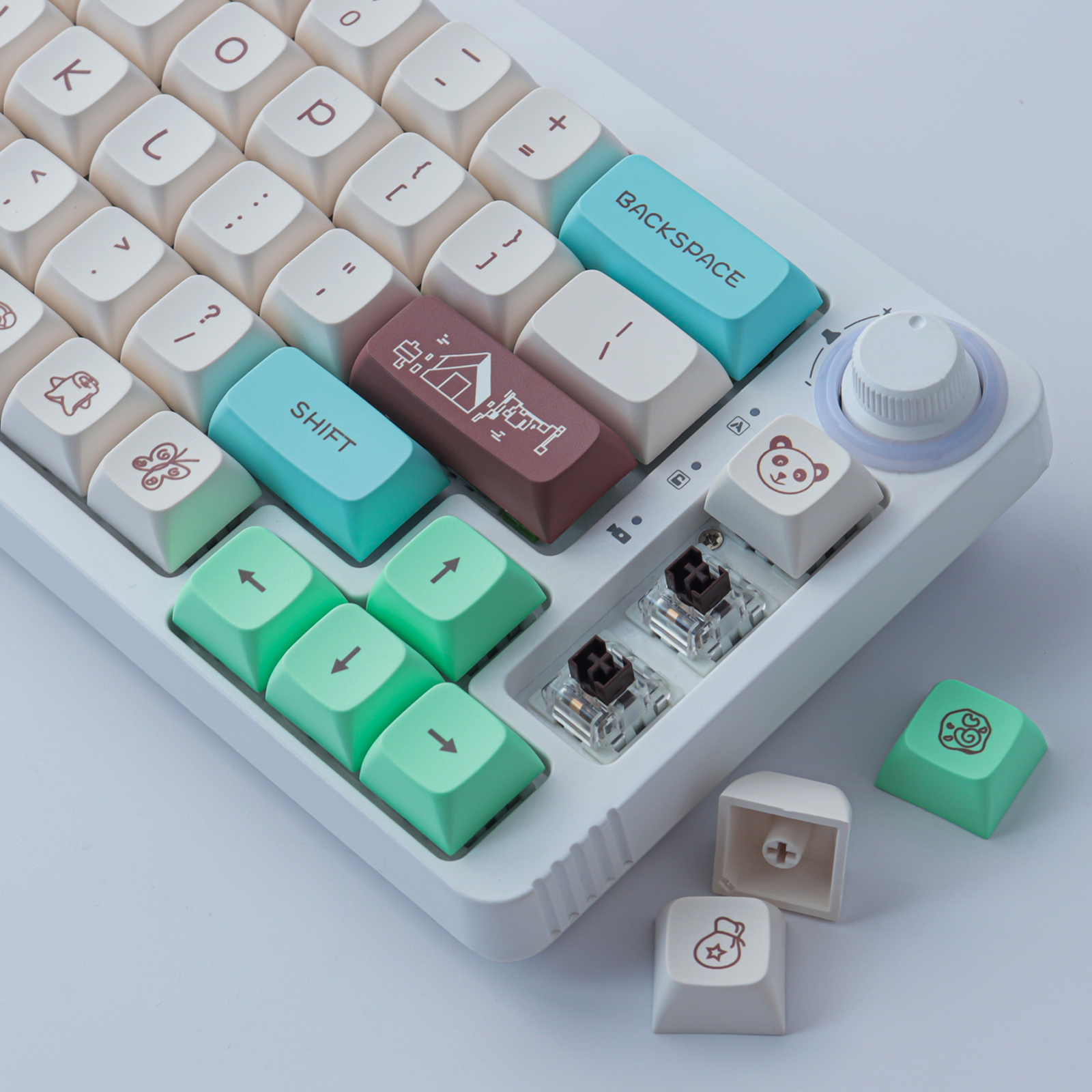 Animal Crossing keycaps, 143-key sublimation PBT XDA keycap for Cherry ...