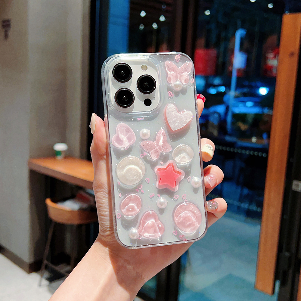3D Sweet Case for iPhone 16 Pro Max 16 Plus 15Pro Max 15 14 ProMax 13 ...