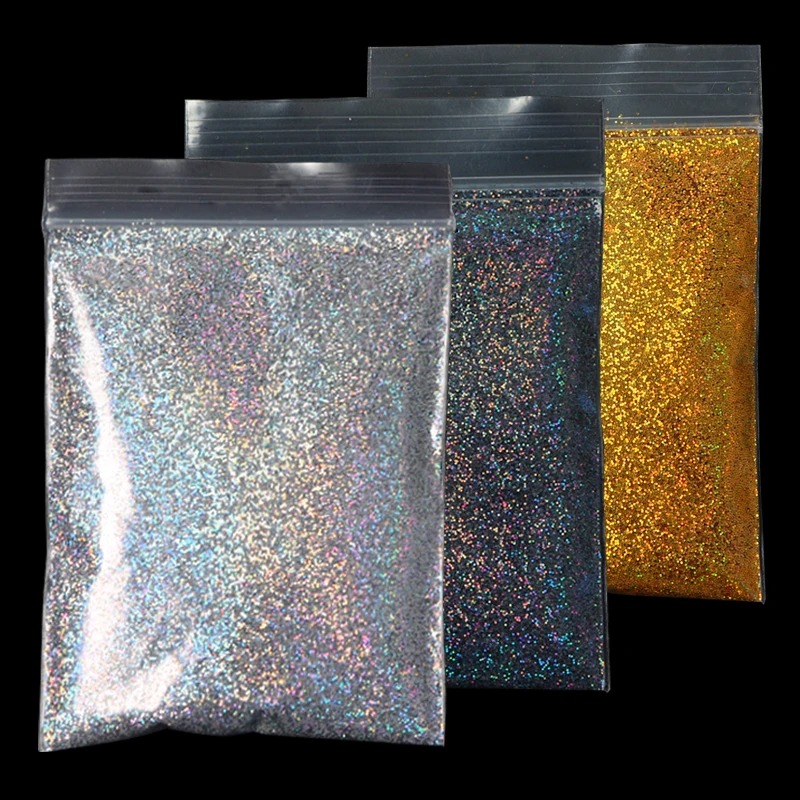 10g 0.2MM Chameleon Shining Resin Pigment Holographic Color Glitter ...