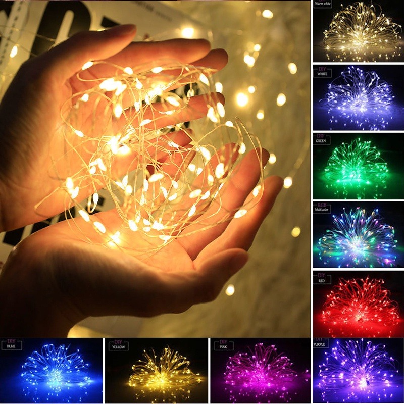 3M Battery-Powered LED Fairy String (20 Lights), 3 Modes Waterproof ...