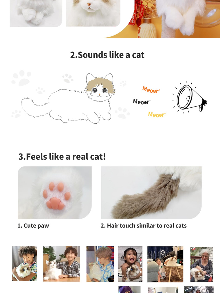 Elephant Robotics metaCat metaCat AI Smart Simulation Cat Doll Moving ...