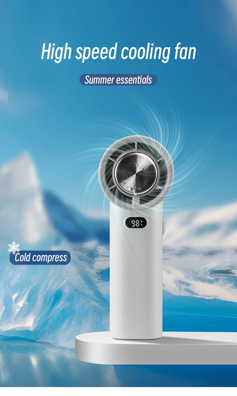3600mAh New Handheld Electric 100 gears Fan High-Speed Powerful Cooling ...