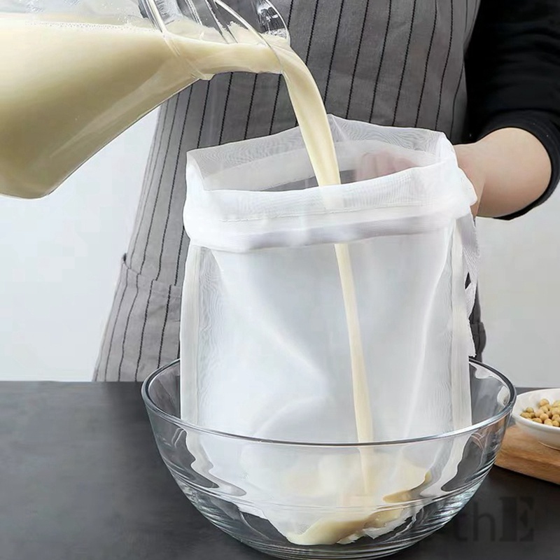 100Mesh Soy Milk Filter Bag Nut Milk Bags Tea Coffee Oil Yogurt Filter ...