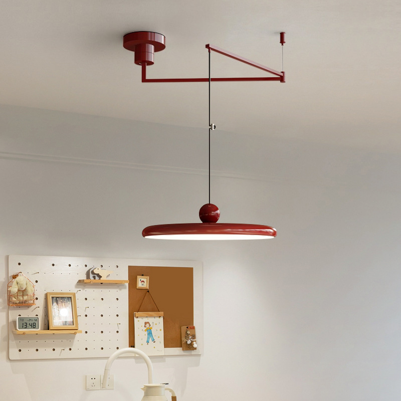 Modern Retractable Pendant Light French Mid-century Bauhaus Dining ...