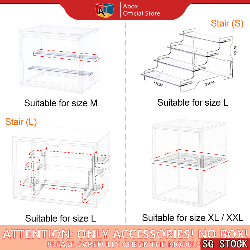 【Promotion】Acrylic Display Box Transparent Storage Box Popmart Display ...