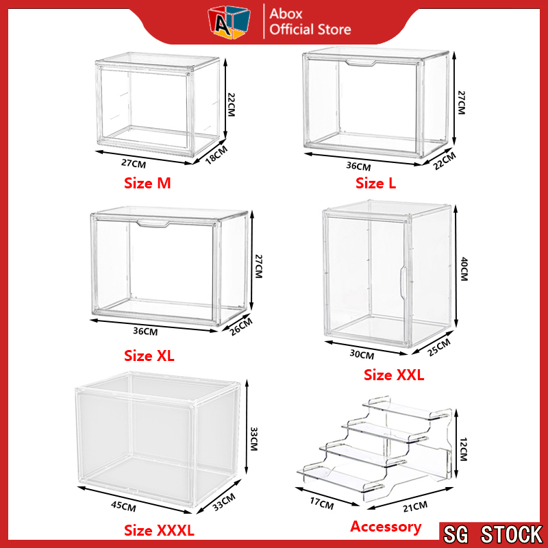 【Promotion】Acrylic Display Box Transparent Storage Box Popmart Display ...