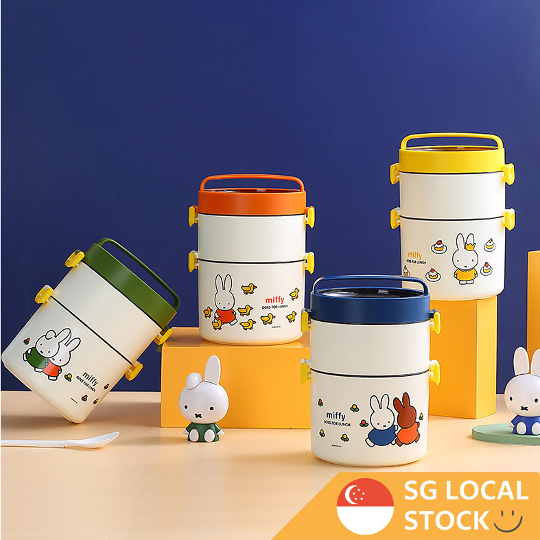 【SG Seller】304 Stainless Steel Bento Lunch Box Safe Leak Proof Secure ...